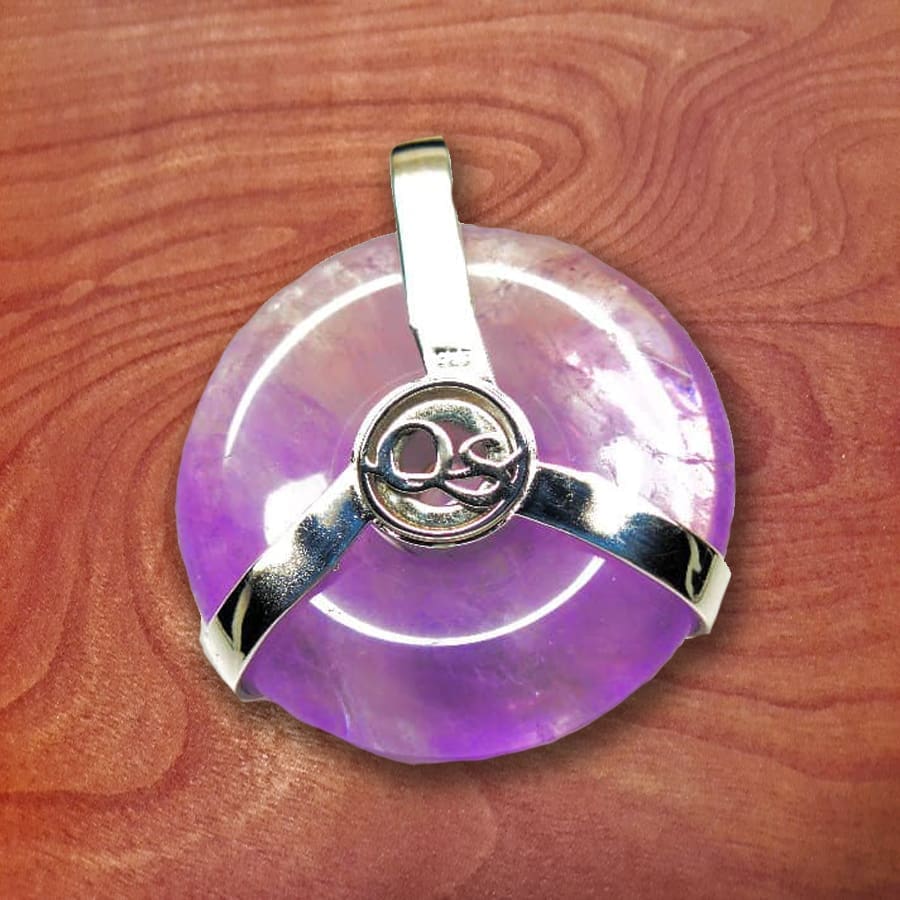 Galactic Vortex Amethyst Amulet - PureEsperanza